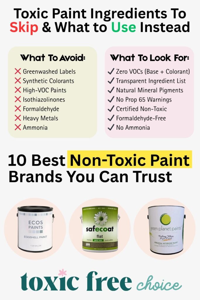 10 Best Zero VOC Paint Brands For Non-Toxic Cabinets, Walls & Doors - Toxic Free Choice