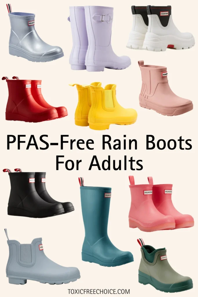 15 Safest Raincoats & Rain Boots For Adults | PFAS Free - Toxic Free Choice