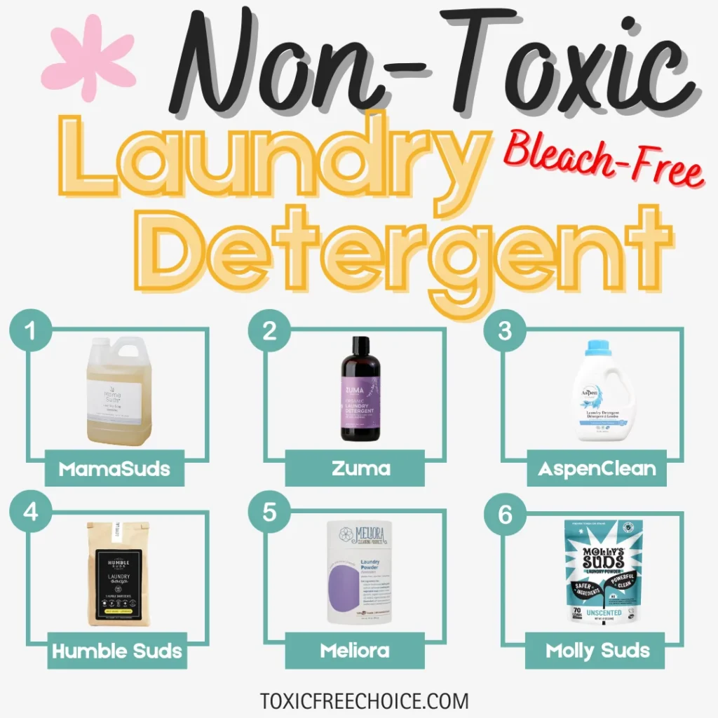11 Safest Non-Toxic Laundry Detergent Brands That WORK - Toxic Free Choice