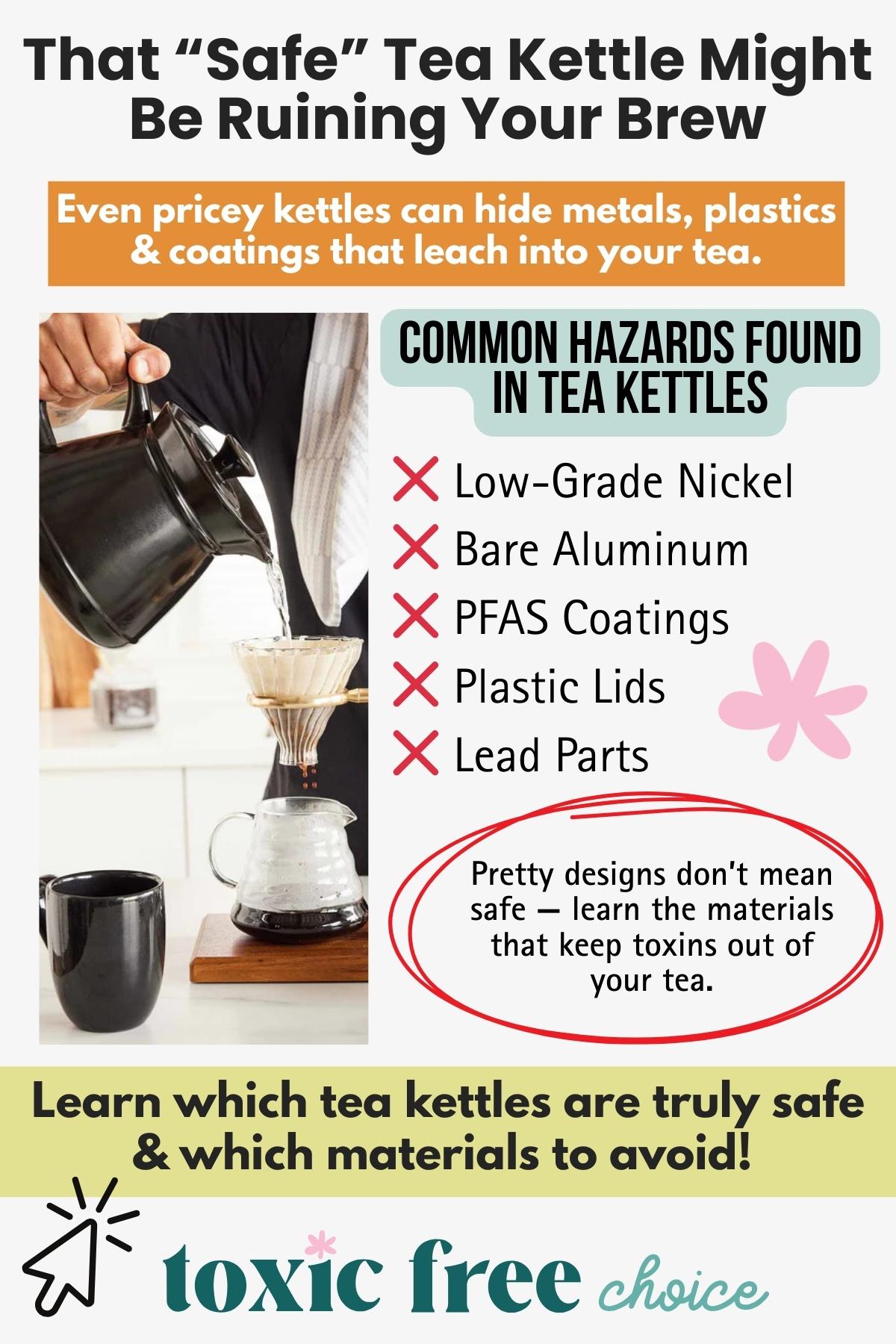 10 Best Non-Toxic Tea Kettles | Stove Top & Electric - Toxic Free Choice