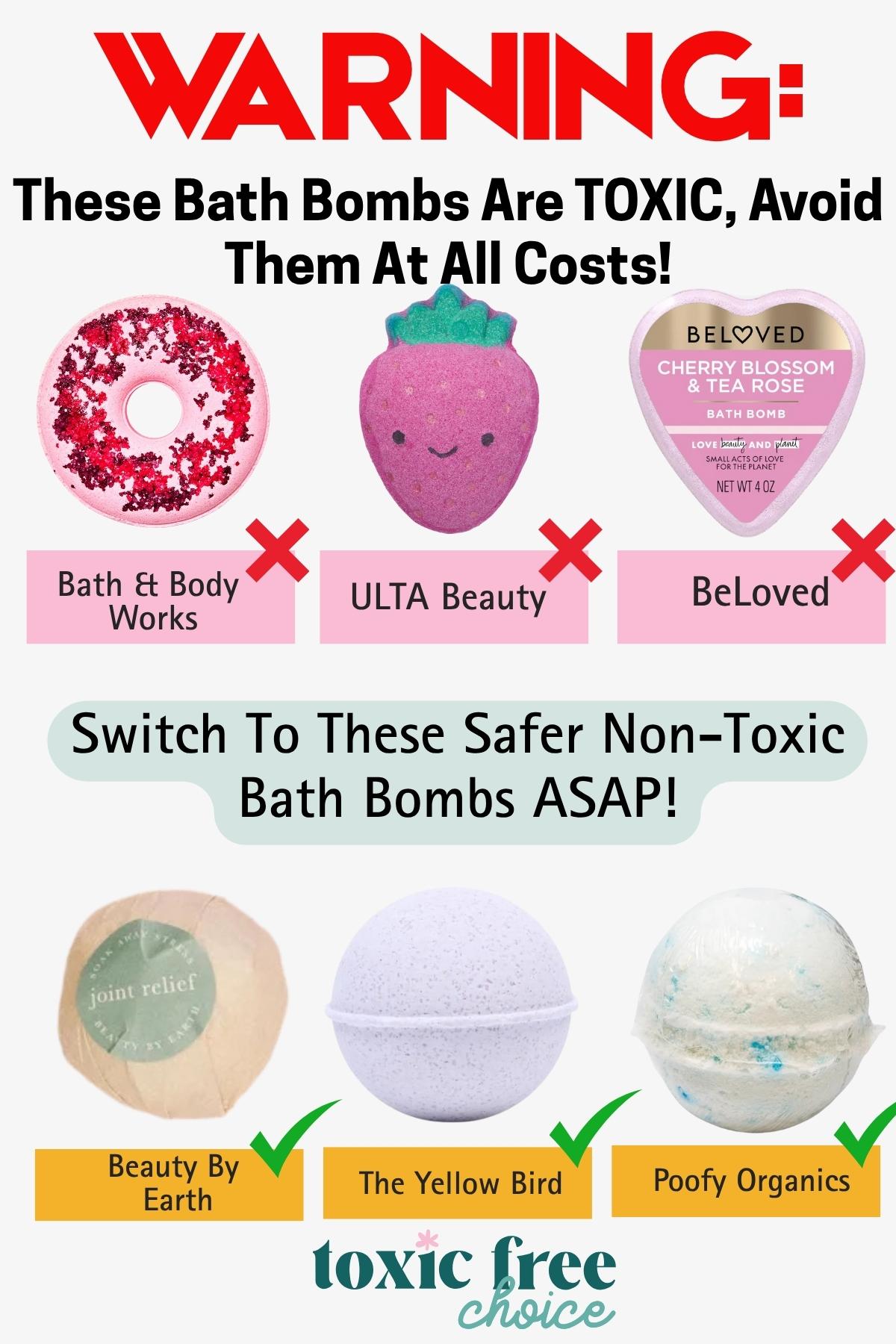 Are Bath Bombs Safe? What You Need to Know Before You Soak - Toxic Free Choice